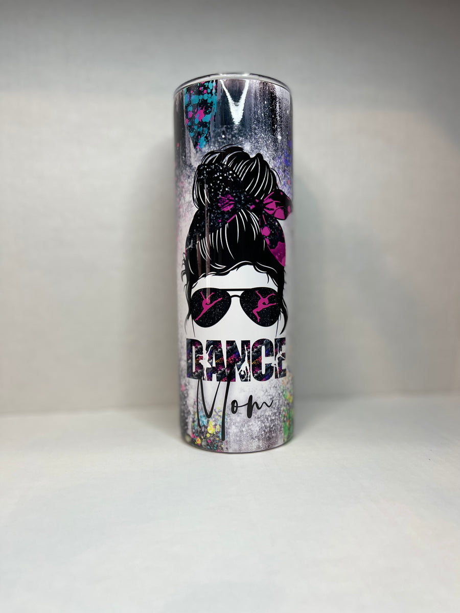 Messy Bun Dance Mom Sublimation Tumbler – R5 Custom Vinyl